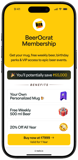Restaurant Membership by Reelo | Loyalty + Prepaid Revenue
